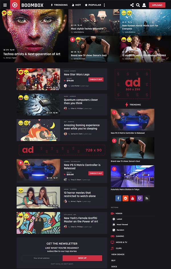 BoomBox: Affiliate - Frontend Uploader